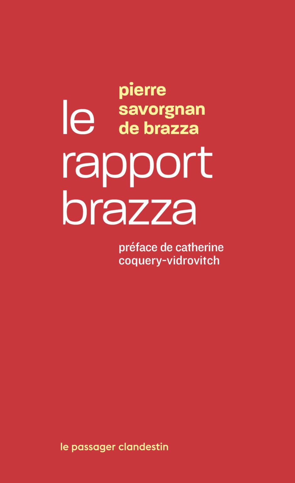 Le rapport Brazza - Le Passager Clandestin